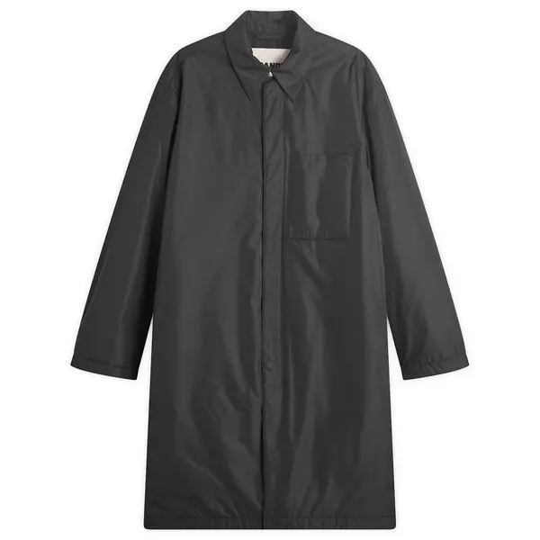JIL SANDER Nylon Car Coat - Black
