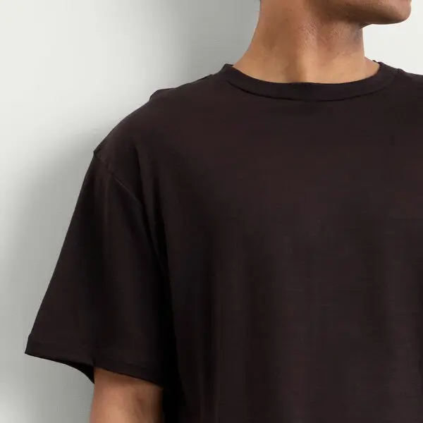 Studio Nicholson Andies T-shirt - Black Grape