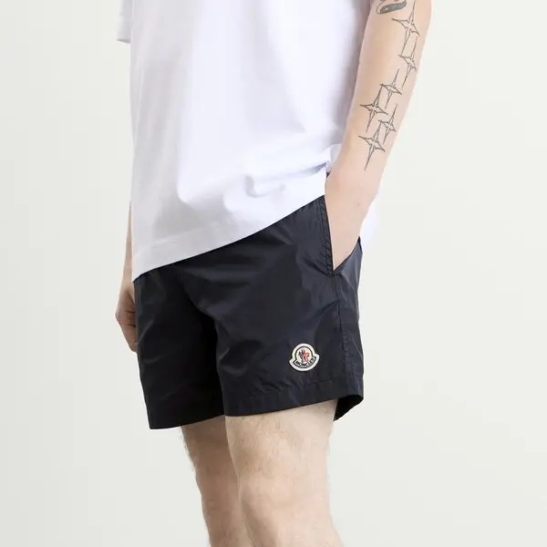 Moncler Logo Swim Shorts