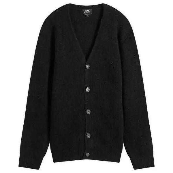 A.p.c. Davis Alpaca Cardigan - Black
