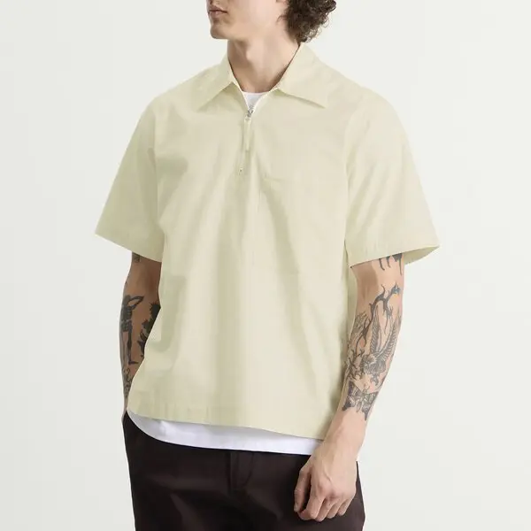 Universal Works Broadcloth Ewan Shirt - Ecru