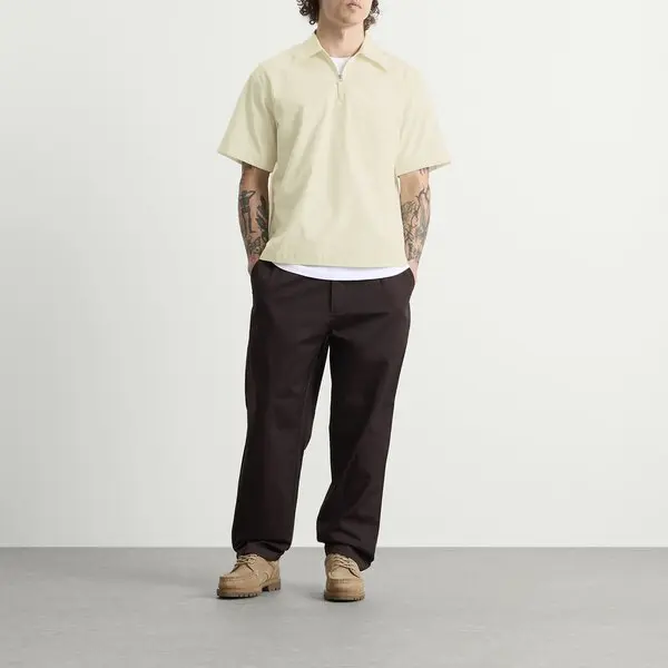 Universal Works Broadcloth Ewan Shirt - Ecru