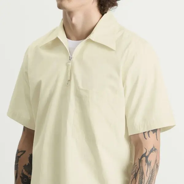Universal Works Broadcloth Ewan Shirt - Ecru