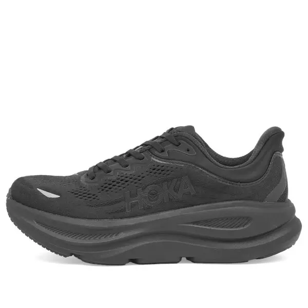 Hoka One One W Bondi 9 Sneaker - Black/black