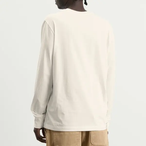 Moncler Long Sleeve Cotton T-shirt - White