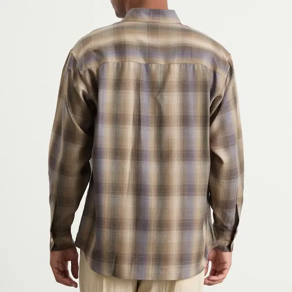 Auralee Super Light Wool Check Shirt