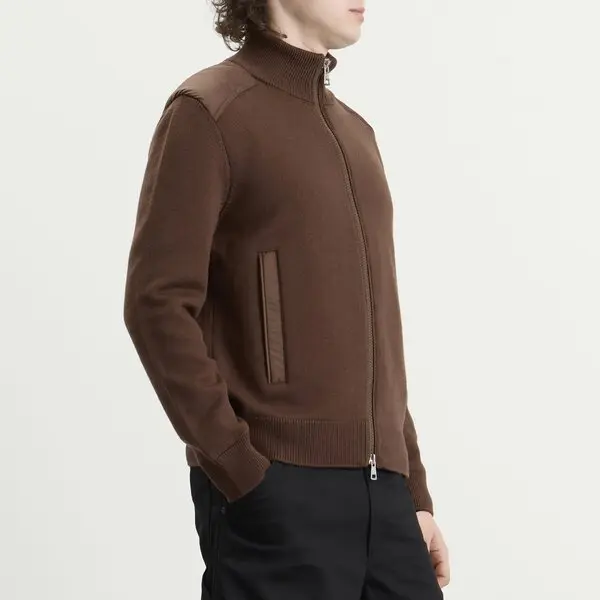 Moncler Hybrid Wool Zip Through