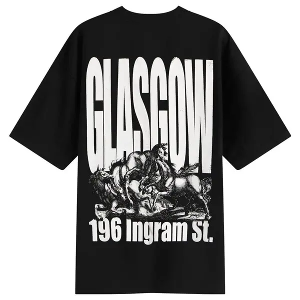 END. Glasgow Graphic T-shirt - Black