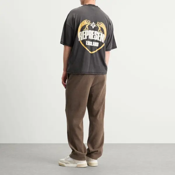 REPRESENT Angel Border T-shirt - Stained Black
