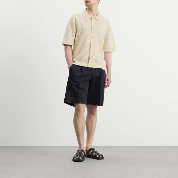 CORRIDOR Pointelle Knit Shirt
