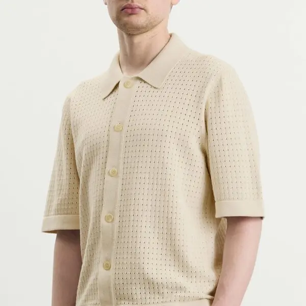 CORRIDOR Pointelle Knit Shirt