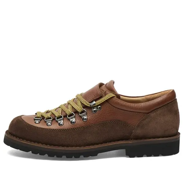 FRACAP Ma187 Commando Sole Low Hiking Shoe Presented End - Brown