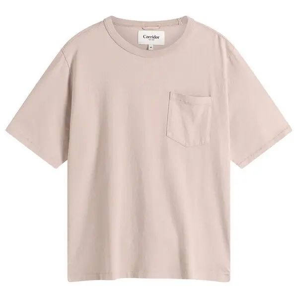 CORRIDOR Garment Dye Tee - Pink