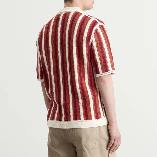 WAX LONDON Porto Knit Stripe Shirt