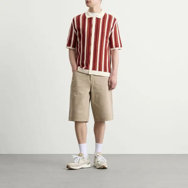 WAX LONDON Porto Knit Stripe Shirt