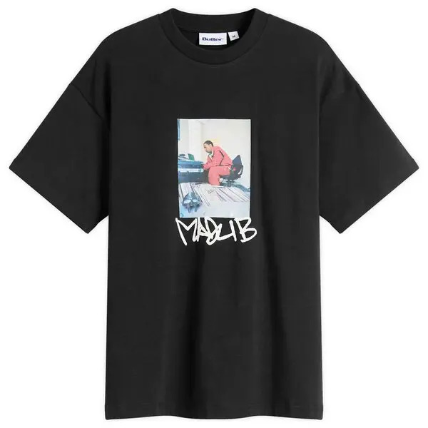 BUTTER GOODS X Madlib Bomb Shelter Tee - Black