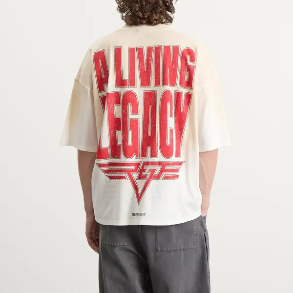 REPRESENT Living Legacy Tour T-shirt - Washed Ecru