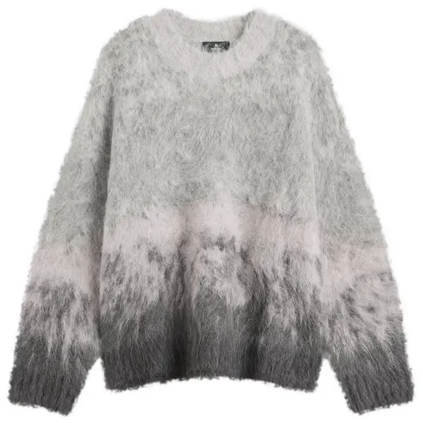REPRESENT Ombre Knit Sweater - Light Grey