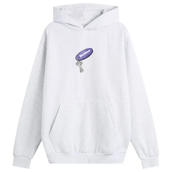BUTTER GOODS Key Chain Hoodie - Ash