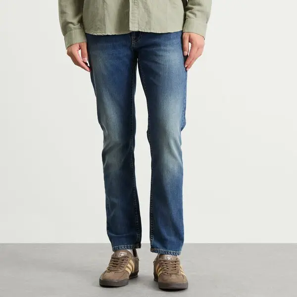 Nudie Jeans Lean Dean Slim Jeans - Blue Dawn