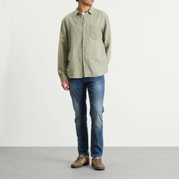Nudie Jeans Lean Dean Slim Jeans - Blue Dawn
