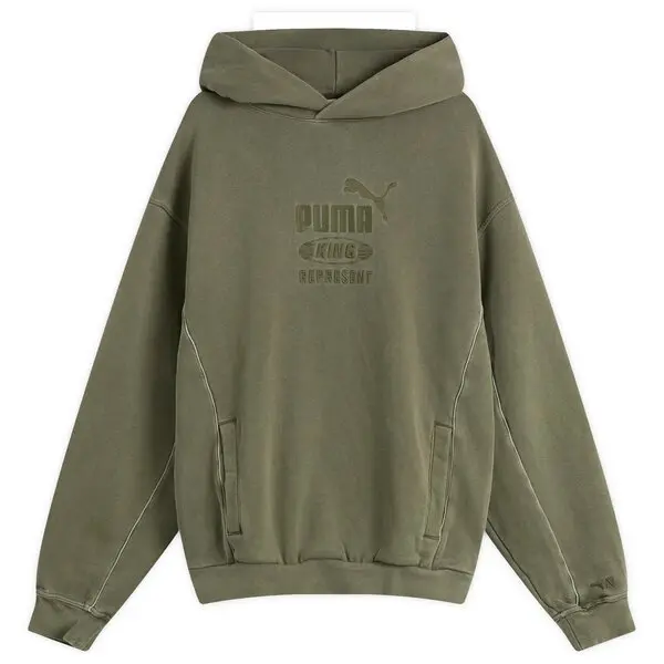 PUMA X Represent Graphic Hoodie - Night Pine