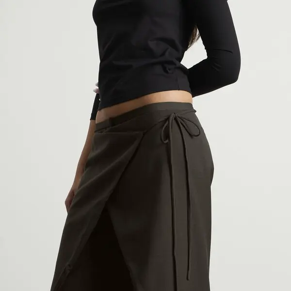 ST. AGNI Wrap Rouleau Pants