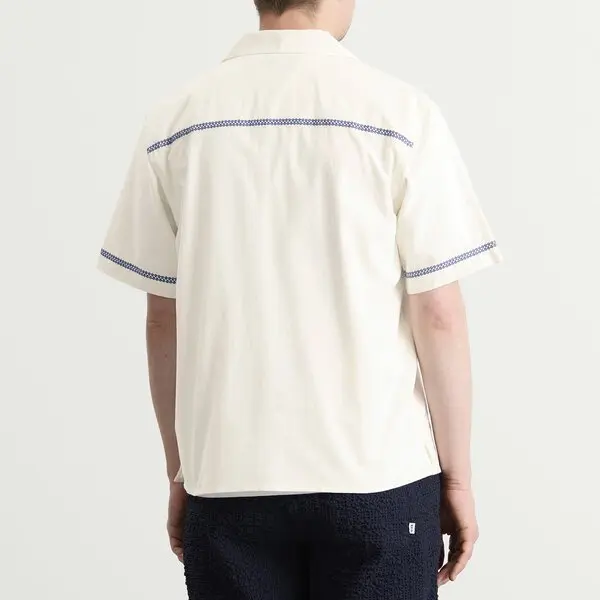 WAX LONDON Didcot Pintuck Vacation Shirt