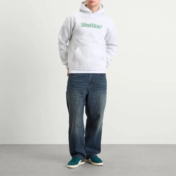 BUTTER GOODS Textured Logo Hoodie