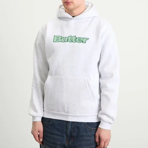BUTTER GOODS Textured Logo Hoodie