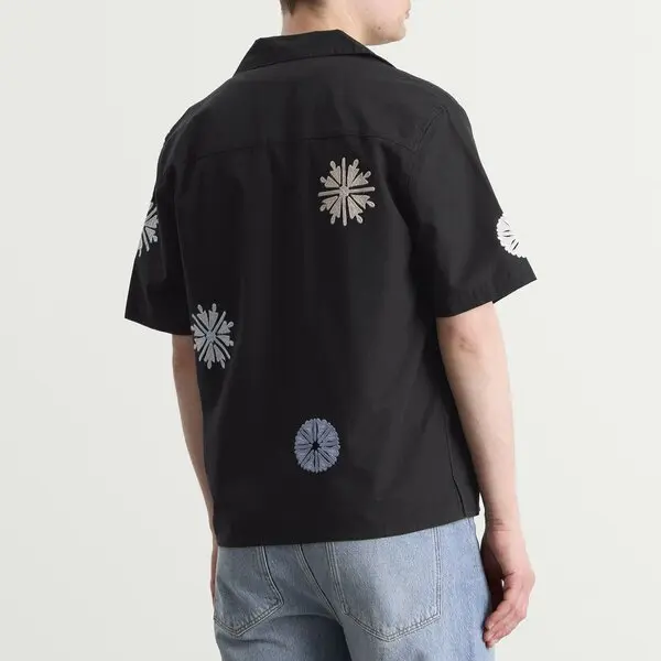 WAX LONDON Didcot Round Applique Vacation Shirt