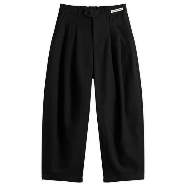 PORTER JAMES Dart-knee Pleated Trousers