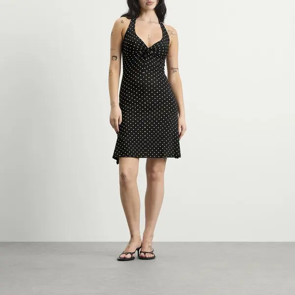 FRUITY BOOTY Twist Halter Dress