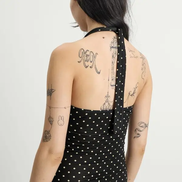FRUITY BOOTY Twist Halter Dress