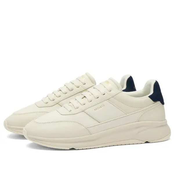 Axel Arigato Genesis Neo Leather Runner - Off White/blue