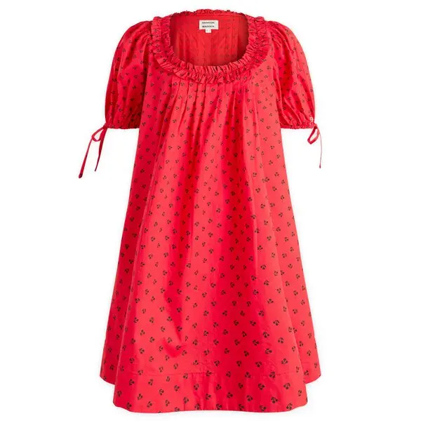 DAMSON MADDER Jemima Mini Dress - Red