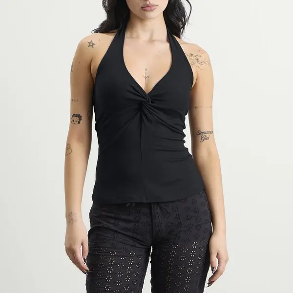 FRUITY BOOTY Twist Halter Top