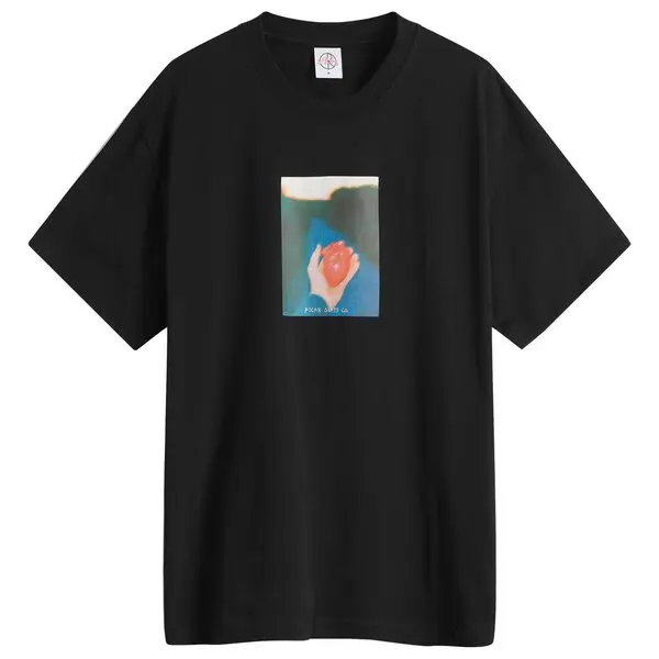 POLAR SKATE CO. Heart In Hand T-shirt - Black