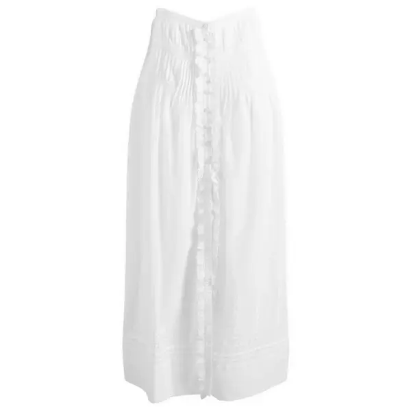Isabel Marant Étoile Loraine Maxi Skirt - White