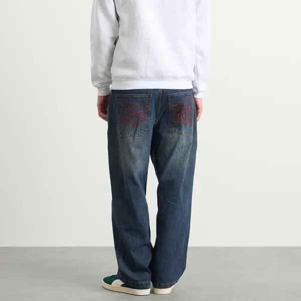 BUTTER GOODS Blotch Baggy Denim Jeans