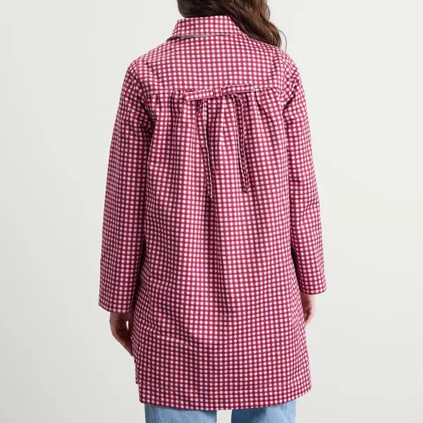 DAMSON MADDER Mercedes Bow Reversible Trench Coat