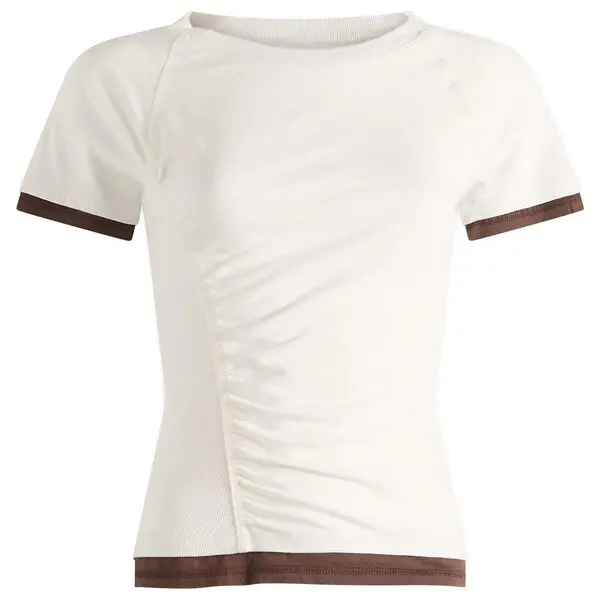 DAMSON MADDER Alicia Short Sleeve T-shirt - White