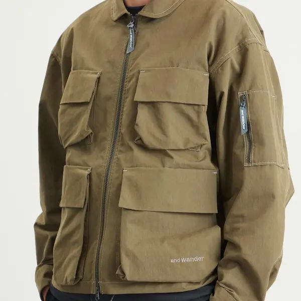 AND WANDER C/pe Twill Field Jacket
