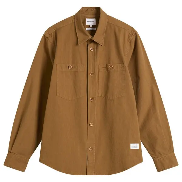 Norse Projects Algot Cotton Ripstop Relaxed Shirt - Duck