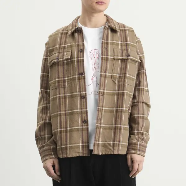 Norse Projects Hjalmer Heavy Twill Check Overshirt