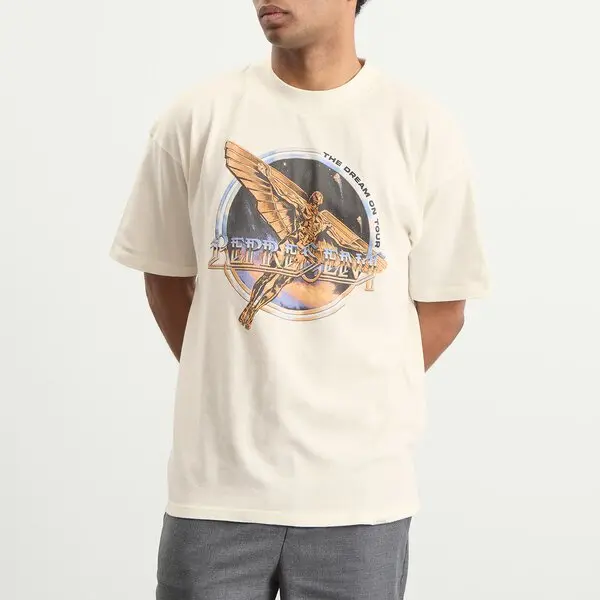 REPRESENT Golden Tour T-shirt - Flat White