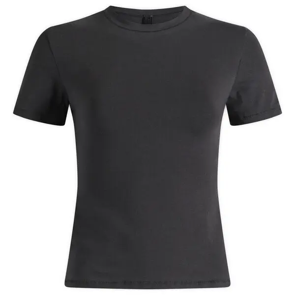 SKIMS Cotton Jersey T-shirt - Soot