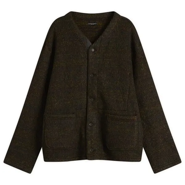 Engineered Garments Nep Knit Cardigan - Brown
