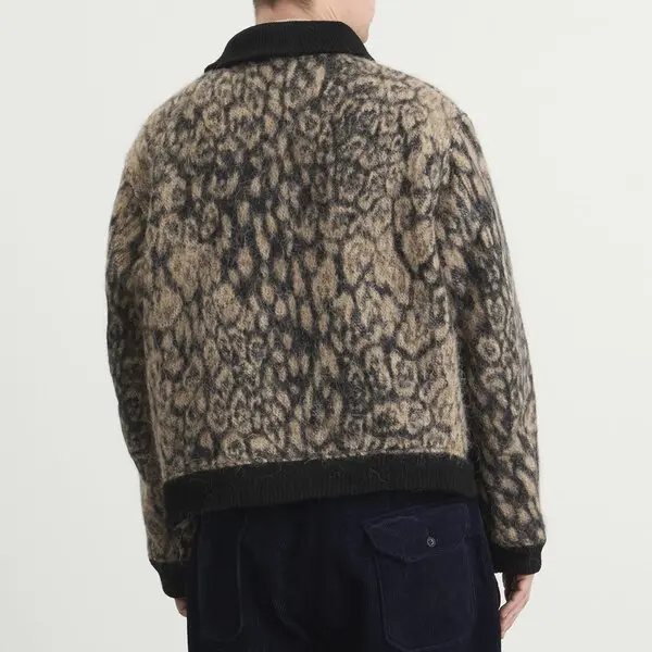Engineered Garments Leopard Jacquard Ll Jacket