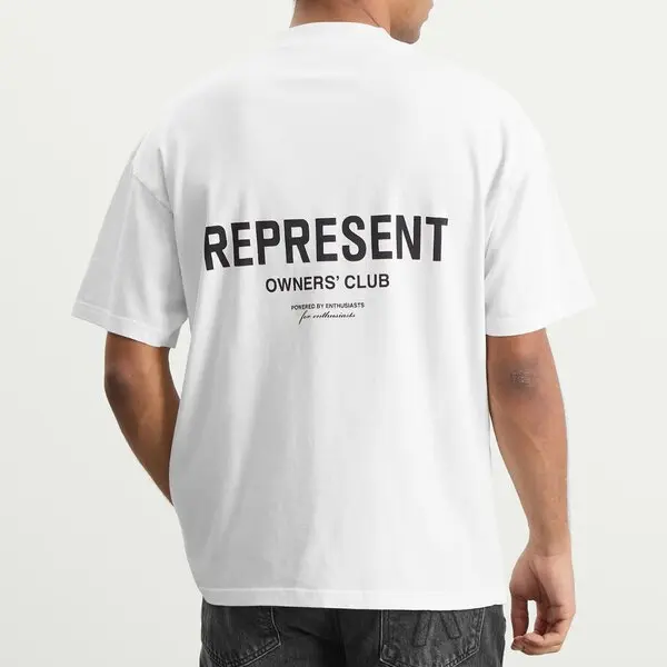 REPRESENT Owners Club T-shirt - Flat White